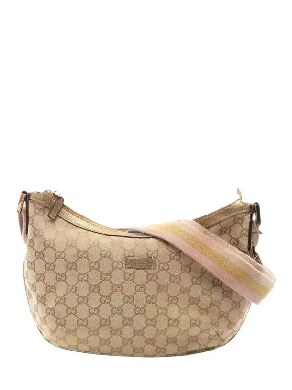 Gucci 2000-2015 Gg Canvas Web Crossbody Bag - Neutrals