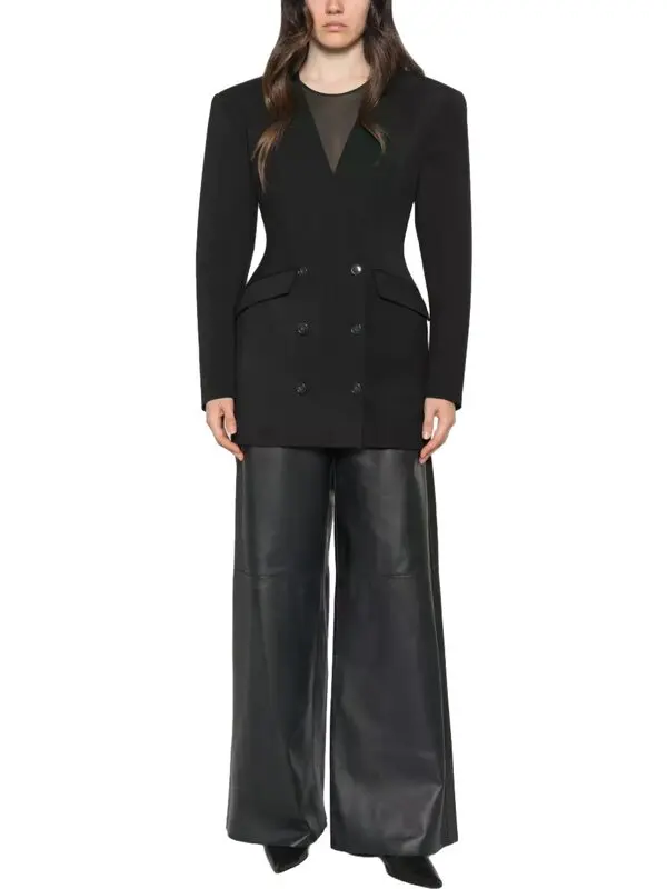 Andamane Alexis Double-breasted Blazer - Black