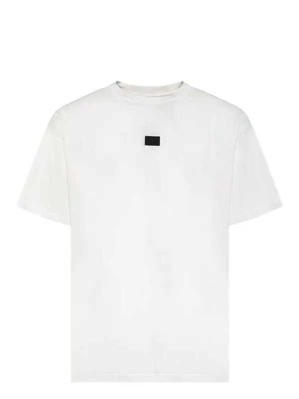 MAISON MARGIELA Logo-patch Cotton T-shirt - White