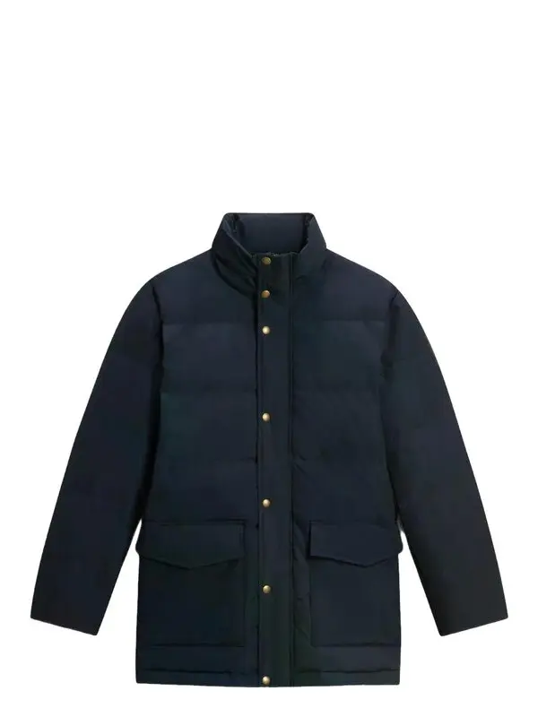 Woolrich Ramar Cloth Puffer Coat - Blue
