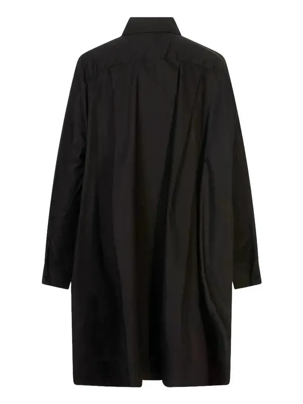 MEIMEIJ Oversized Side-slit Shirt - Black
