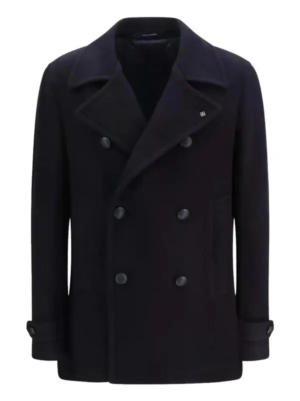 Tagliatore Double-breasted Pea Coat - Blue