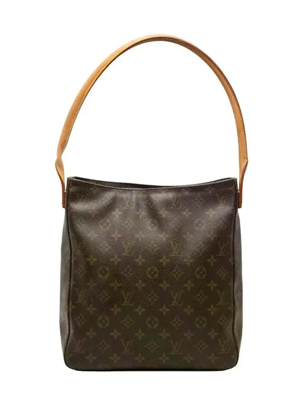 LOUIS VUITTON Monogram Looping Gm Shoulder Bag - Brown