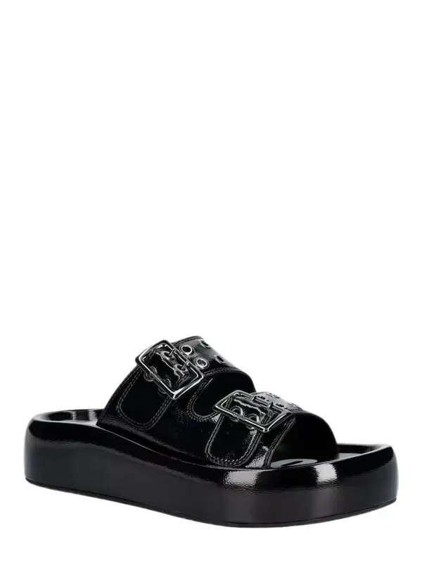 BUFFALO Evelyn Ari Riv Buckle-fastening Sandals - Black