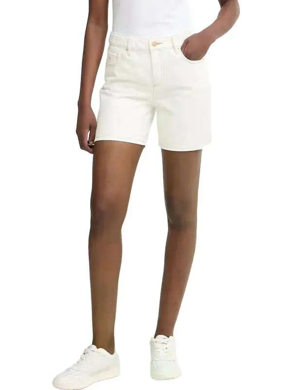 Armani Exchange Logo Patch Shorts - Neutrals