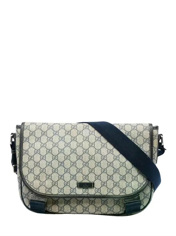 Gucci 2000-2015 Gg Supreme Crossbody Bag - Neutrals