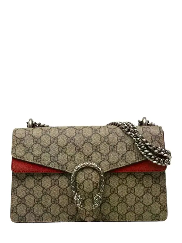 Gucci 2016-2026 Medium Gg Supreme Dionysus Shoulder Bag - Neutrals