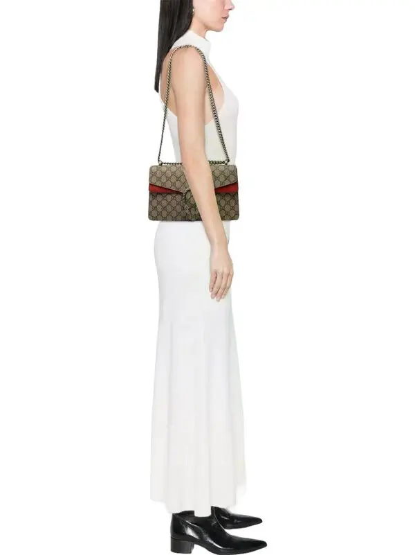 Gucci Gg Supreme Dionysus Shoulder Bag - Neutrals