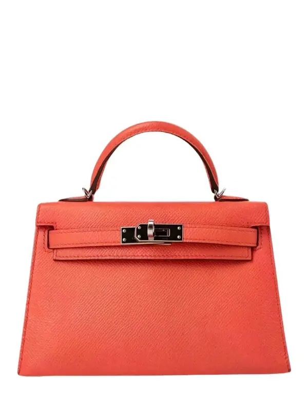 Hermès 2020 Mini Kelly Sellier 20 Handbag - Orange