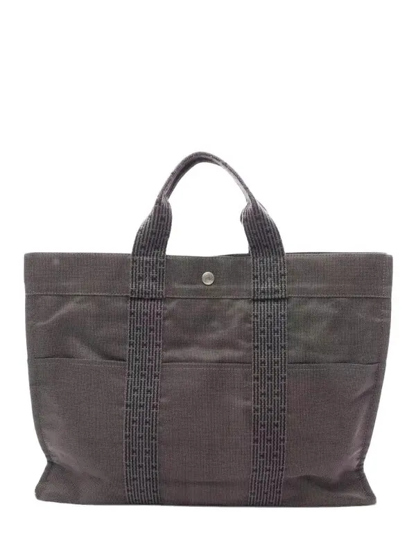 Hermès 20th Century Canvas Fourre Tout Mm Tote Bag - Grey