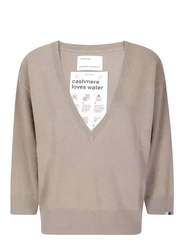 Extreme Cashmere Cashmere V-neck Sweater - Neutrals
