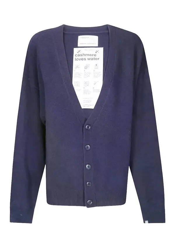 Extreme Cashmere V-neck Cardigan - Blue