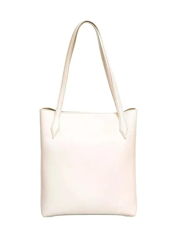 Vera Wang Leather Tote Bag - Neutrals