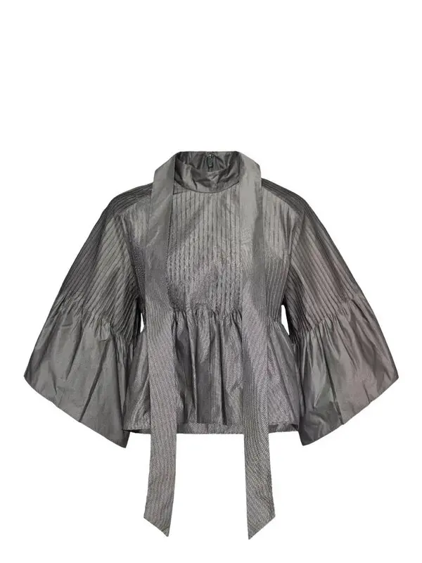 CLUB21 Pintuck Detail Blouse - Grey