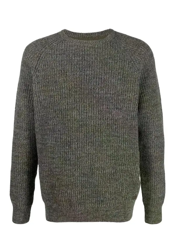 Barbour Ribbed-knit Long-sleeve Jumper - Green