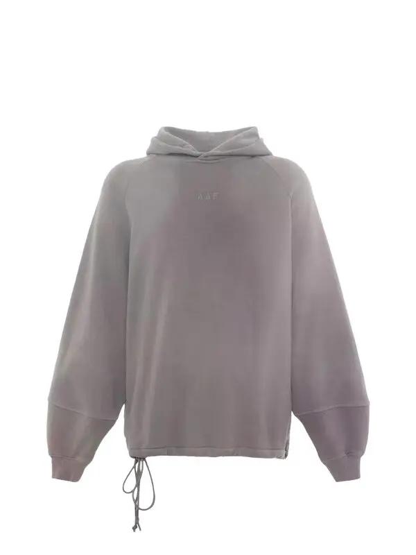 APPLIED ART FORMS Pop-eye Embroidered Hoodie - Grey