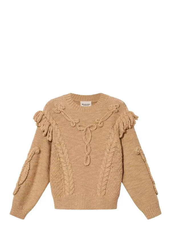 MARANT ETOILE Katria Aran Knit Jumper - Brown