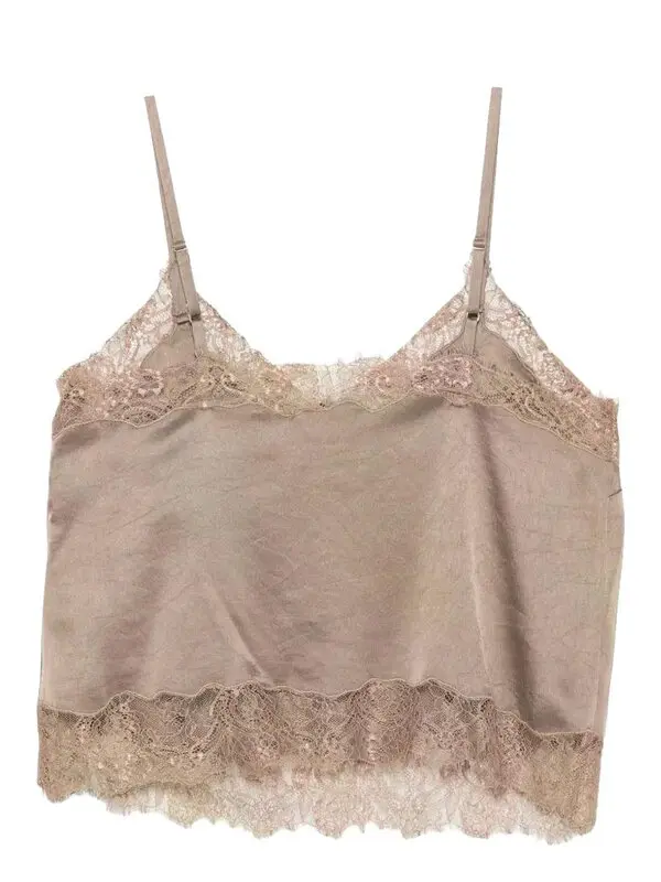 Citizens Of Humanity Lace-trimmed Camisole Top - Neutrals