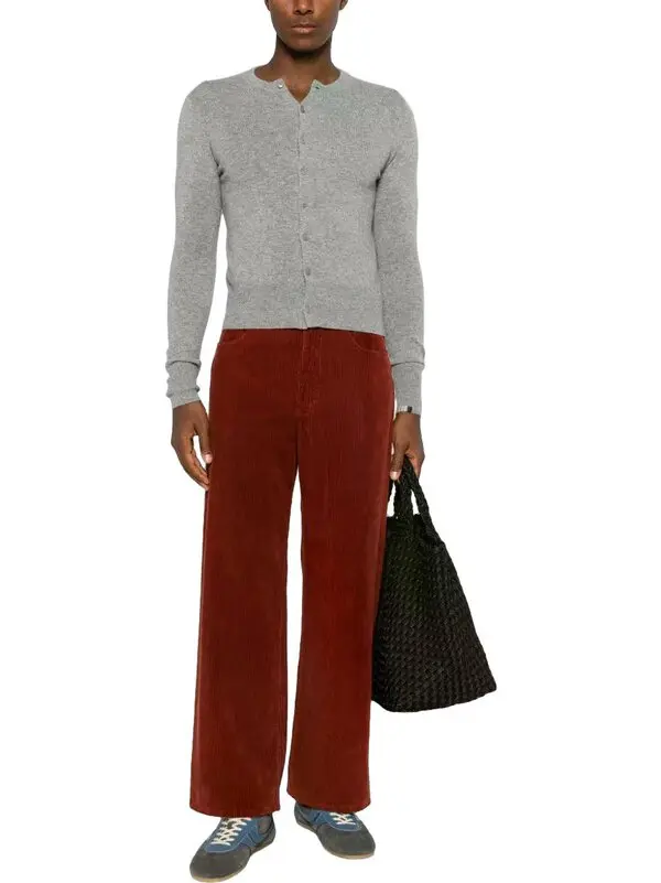 Extreme Cashmere Button-up Cardigan - Grey