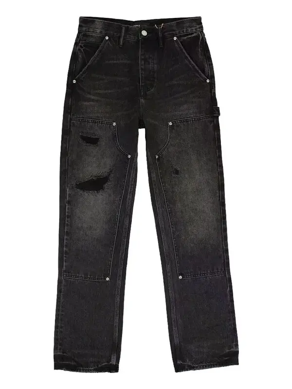 PURPLE BRAND Relaxed-fit Carpenter Jeans - Black