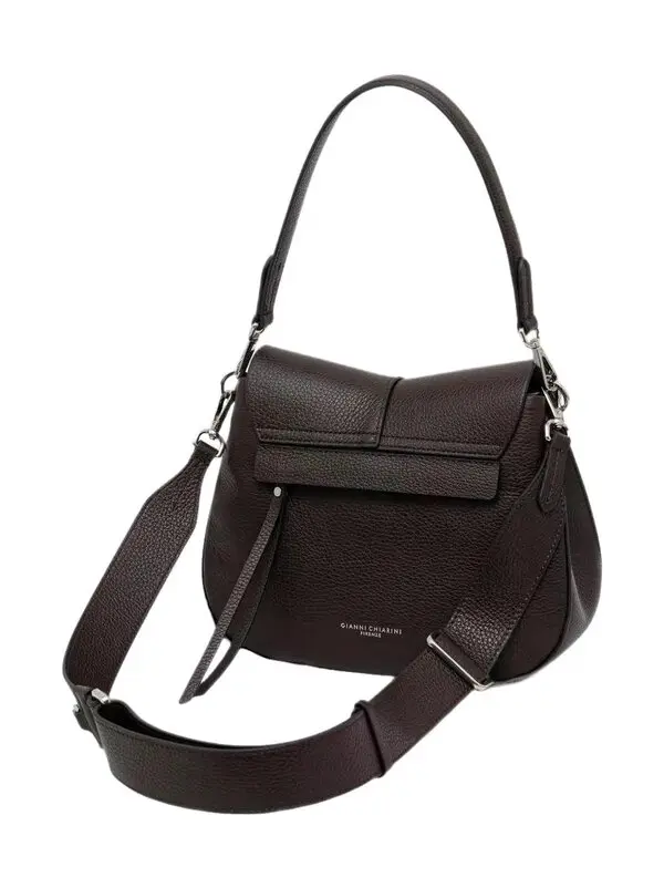 GIANNI CHIARINI Grained-leather Tote Bag - Brown