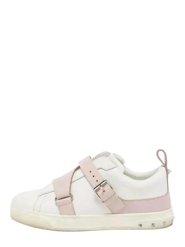 Valentino Garavani Rockstud Buckle Sneakers - White