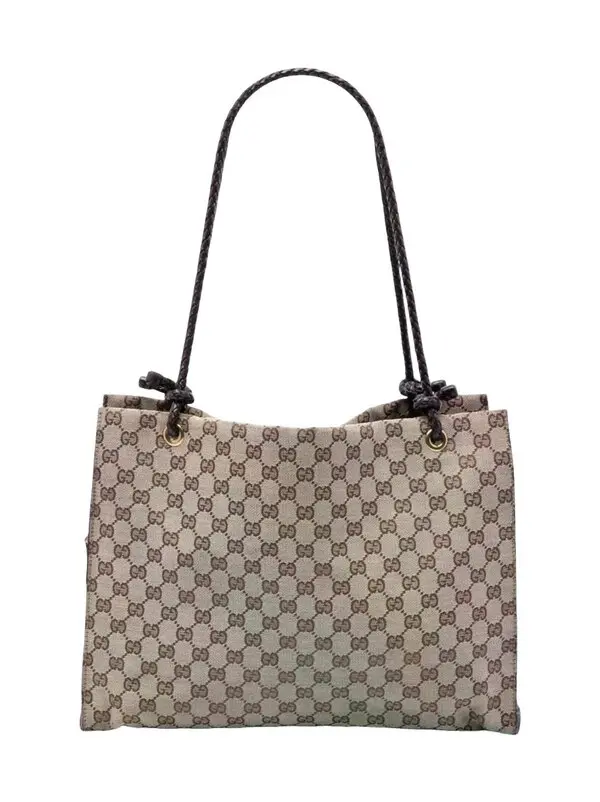 Gucci Gg Canvas Tote Bag - Neutrals