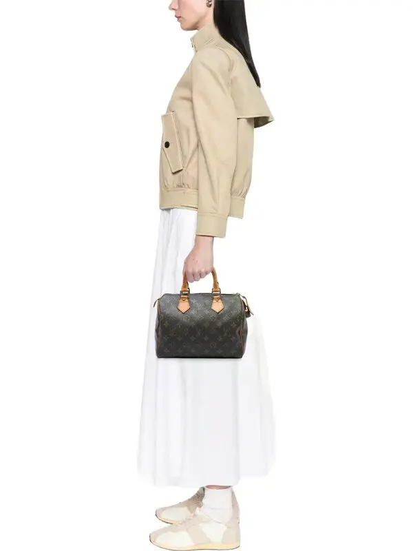 LOUIS VUITTON 2004 Monogram Speedy 25 Boston Bag - Brown