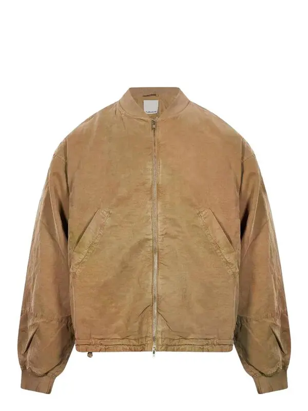 You Must Create Basement Bomber Jacket - Neutrals