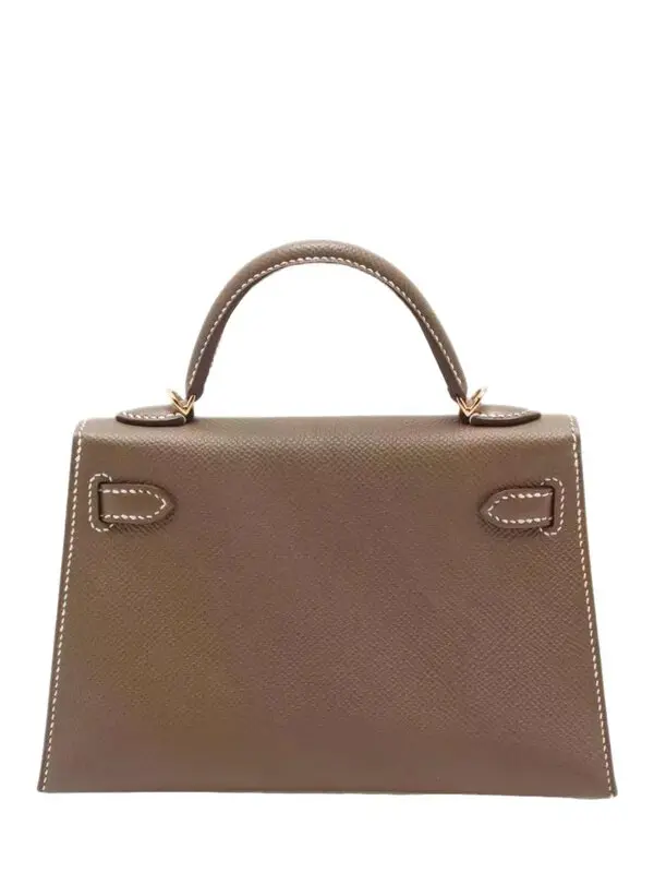 Hermès Mini Kelly Sellier Ii 20 Satchel - Brown