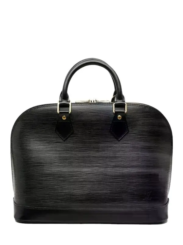 LOUIS VUITTON 1996 Epi Alma Pm Handbag - Black