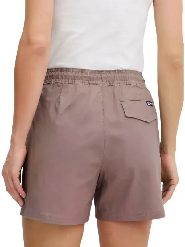 Columbia Roc Drawstring-waist Patch-pocket Shorts - Brown
