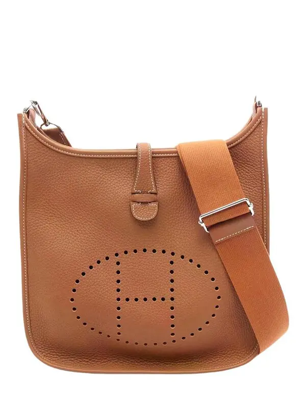 Hermès Clemence Evelyne Iii Pm Crossbody Bag - Brown