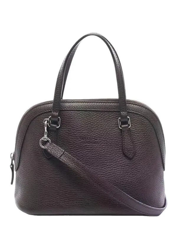 Gucci 2016-2026 Mini Leather Dome Satchel - Brown
