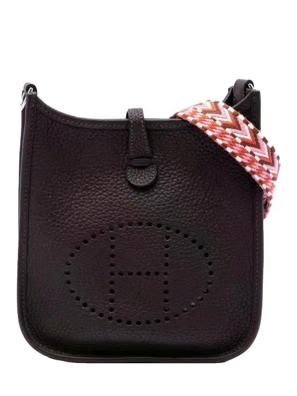 Hermès 2023 Clemence Evelyne I 16 Amazone Crossbody Bag - Red