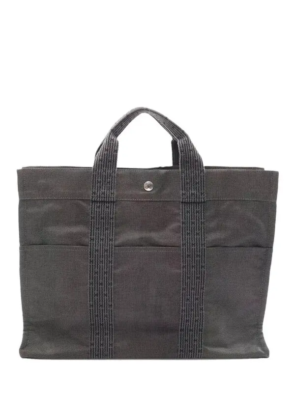 Hermès 20th Century Canvas Herline Mm Tote Bag - Grey