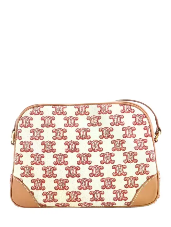 Celine Camera Bag Triomphe Canvas Crossbody Bag - Brown