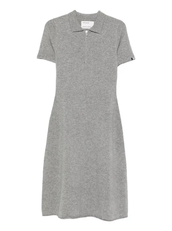 Extreme Cashmere Georgia Zip-fastening Midi Dress - Grey