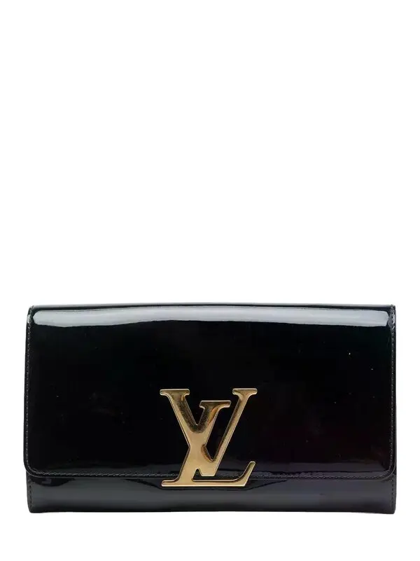 LOUIS VUITTON 2014 Vernis Louise Clutch Bag - Black