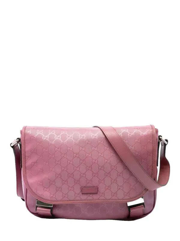 Gucci 2016-2026 Gg Imprime Crossbody Bag - Pink