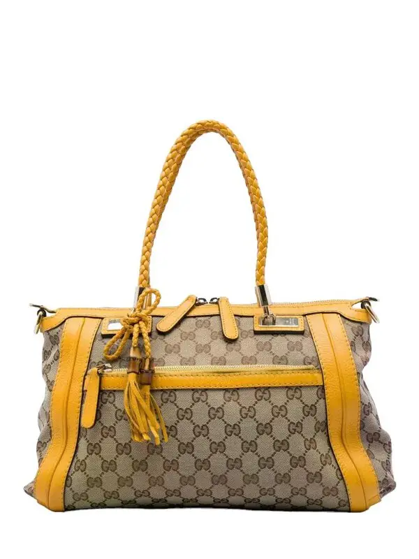 Gucci Gg Canvas Bella Satchel - Neutrals