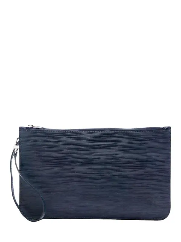 LOUIS VUITTON 2013 Epi Neverfull Pouch - Blue