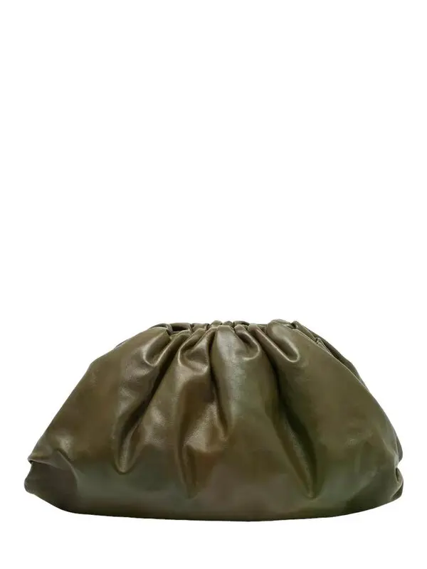 Bottega Veneta The Pouch Clutch Bag - Green