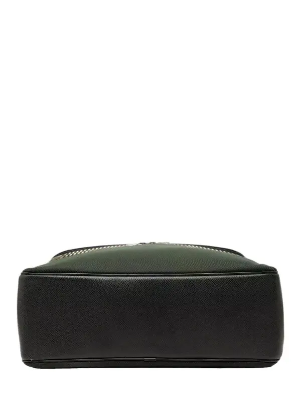 LOUIS VUITTON 2002 Bicolor Taiga And Canvas Taimyr Crossbody Bag - Green