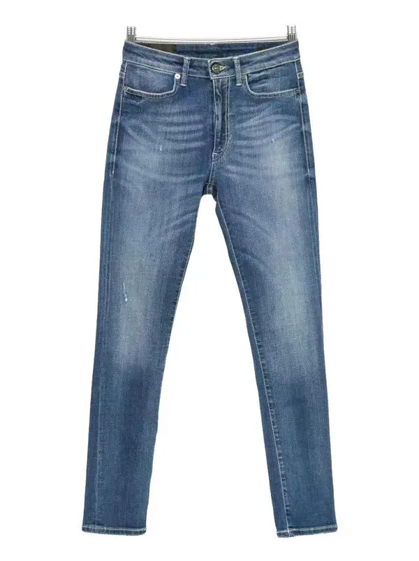 DONDUP Belt-loop Faded Jeans - Blue