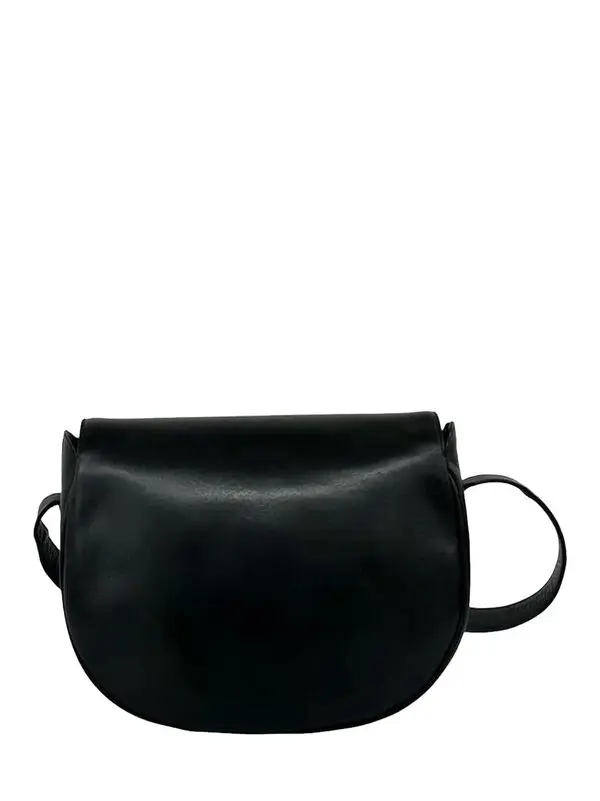 Celine 20th Century Leather Carriage Crossbody Bag - Black