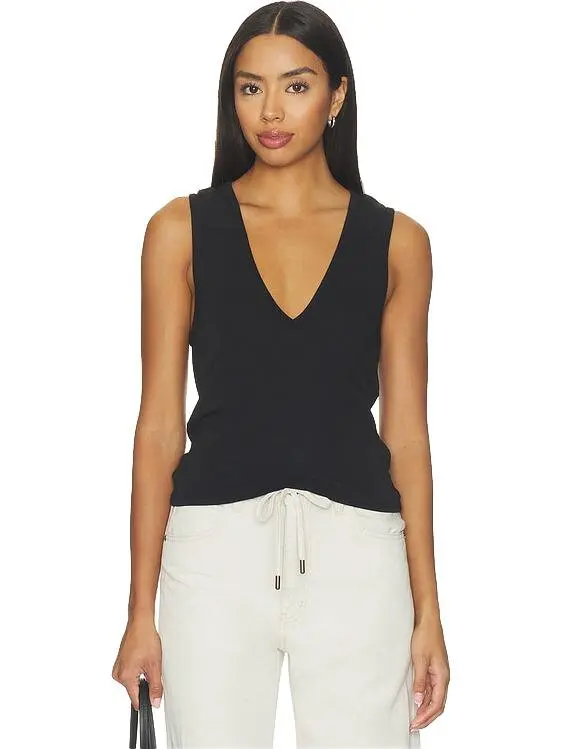BARELOOM Canyon Deep V Tank - Black