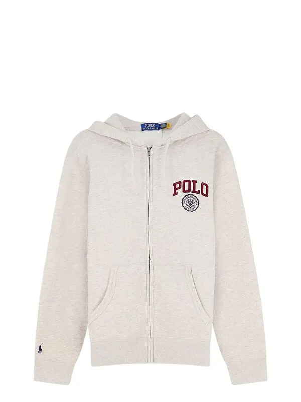 Polo Ralph Lauren Cotton Blend Sweatshirt With Hood - Grey