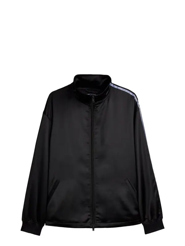 ADIDAS Y-3 Technical Fabric Sweatshirt With Iconic Side Stripes - Black