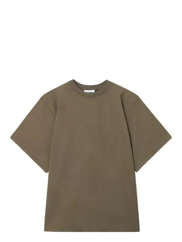 HED MAYNER Logo-embroidered Short-sleeve T-shirt - Brown